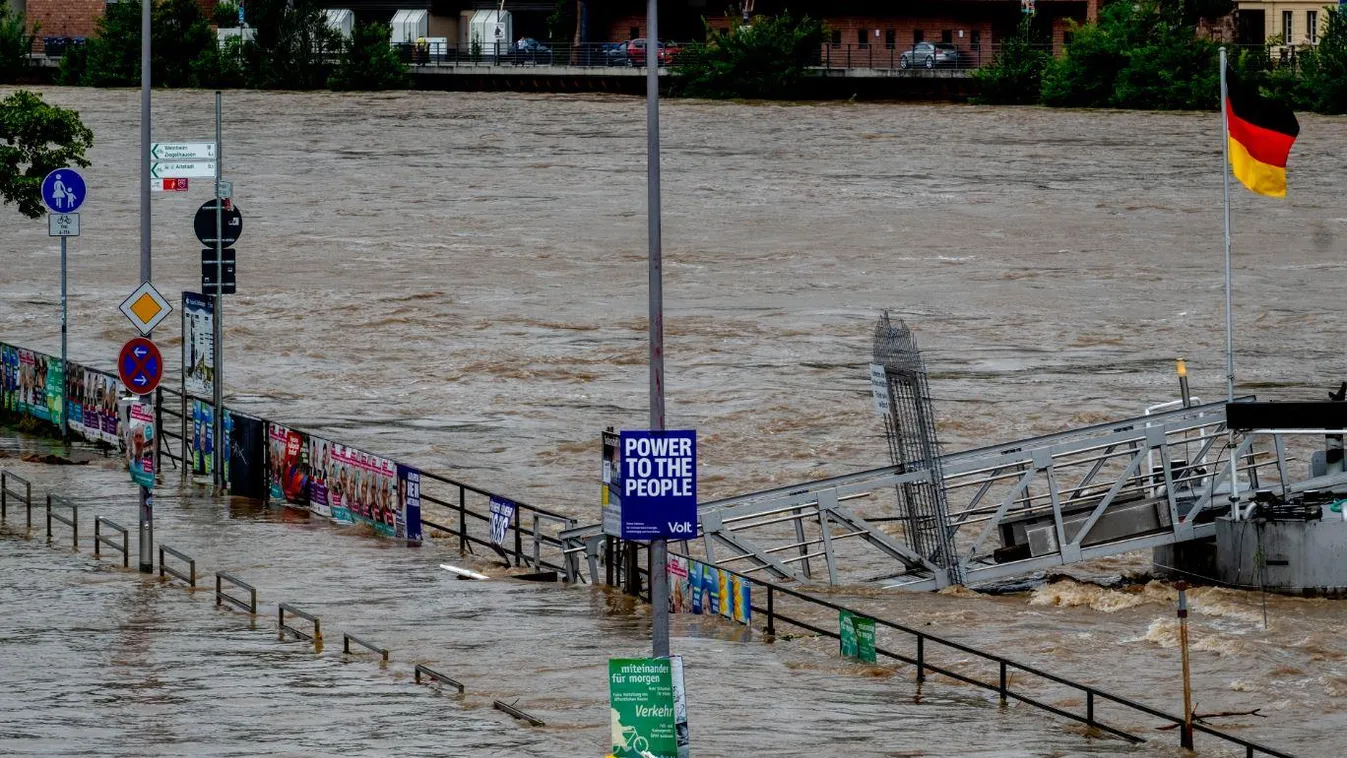 Videó: Brutális pusztítást okoz a németországi áradás