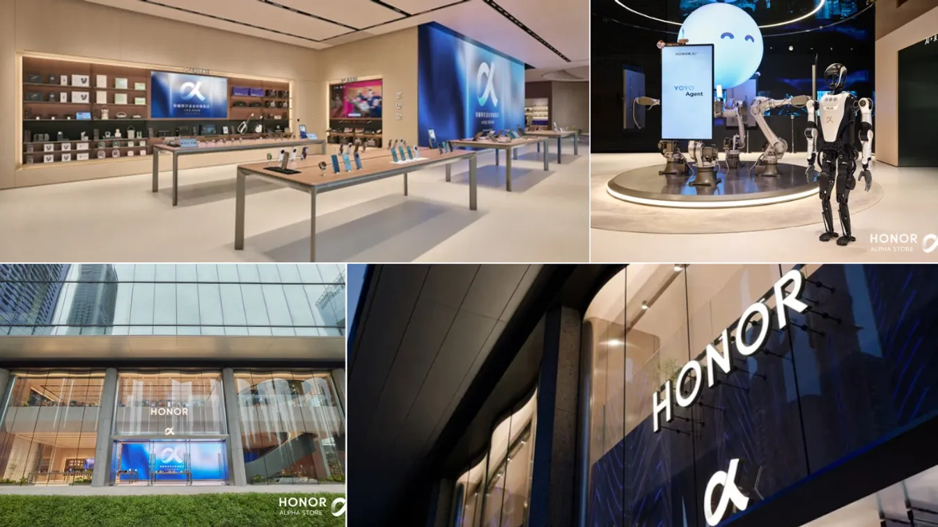 Megnyílt az első HONOR ALPHA Flagship Store - az AI-eszközök ökoszisztémájának új globális központja