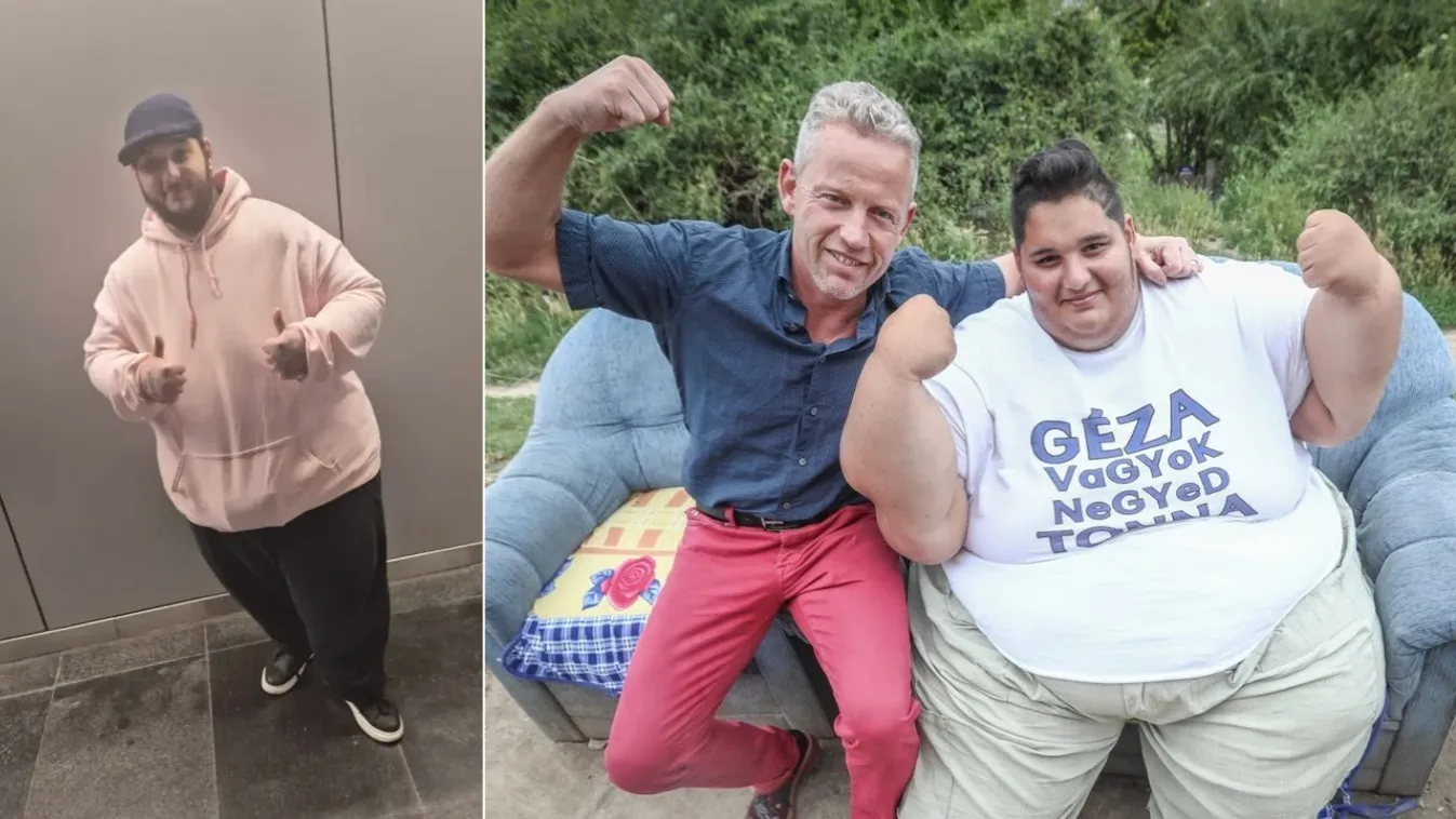 Rácz Géza két embernyi túlsúlytól szabadult meg