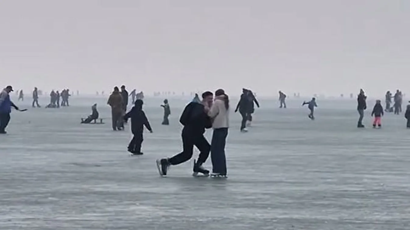 Lánykérés a Balaton jegén - keresik a jegyespárt!
