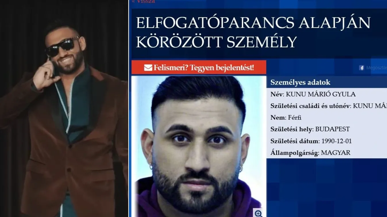 Kunu Márió most tényleg sittre kerülhet: Kattanhat a bilincs, ha hazatér